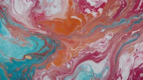 Premium Photo Vibrant Digital Marble Color Palette