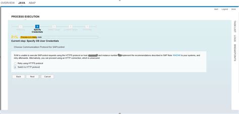 Sapjvm Update Procedure Using Sum With Screenshots Sap Community