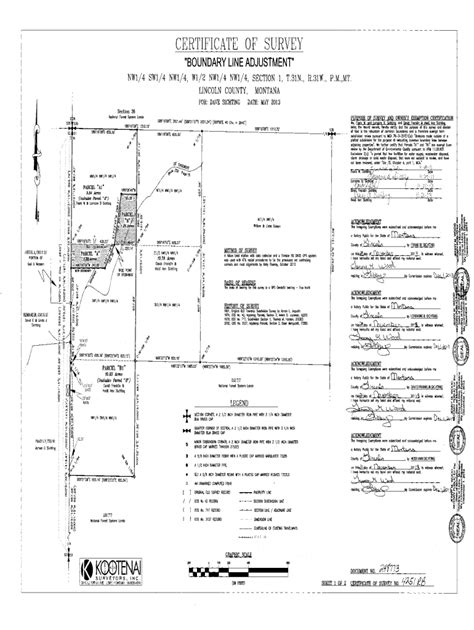 Fillable Online Certificate Of Survey Boundary Une Fax Email Print
