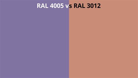 Ral 4005 Vs 3012 Ral Colour Chart Uk