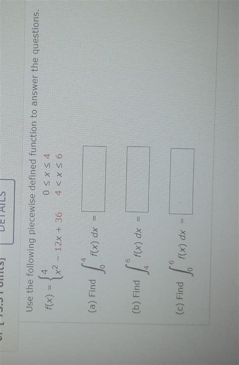 Solved Use The Following Piecewise Defined Function To Chegg
