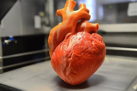 three dimensional anatomical heart model displayed in a laboratory