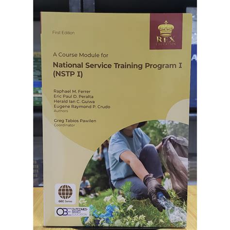 A Course Module For National Service Training Program 1nstp 1 By