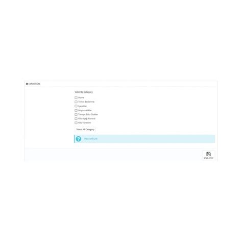 Prestashop Google Merchant XML Modül Ana Sayfa Netwoturk Web