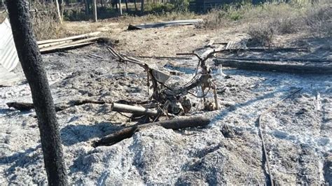 ဆိပ်ဖြူမြို့နယ် ဖက္ကနားကျေးရွာကို စစ်တပ်က အကြောင်းမဲ့ ဝင်ရောက် မီးရှို့ဖျက်ဆီးမှု ကြောင့် လှည်း