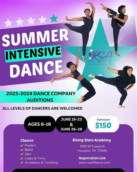 Summer Intensives Dance 2024 Mag Brittani