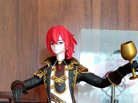 Diluc Figure Genshin Diluc Figurine Genshin Impact Figure Etsy