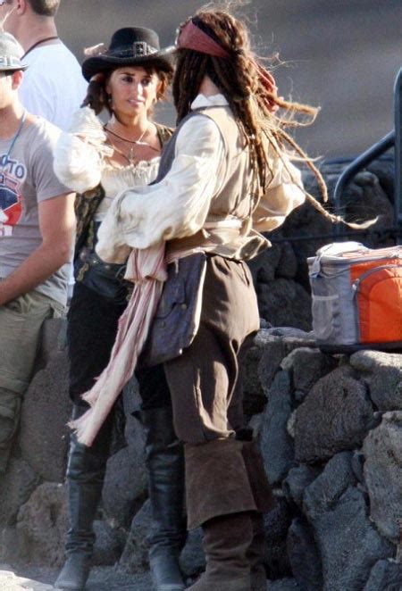 Pirates Of The Caribbean 4 Set Photos Penelope Cruz Johnny Depp Filmofilia