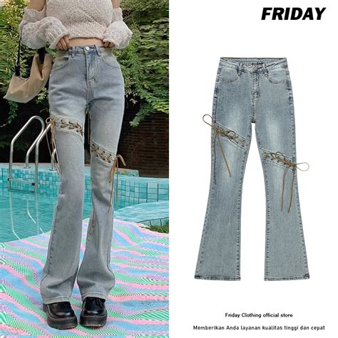Jual Friday Clothing Celana Jeans Serut Biru Original Terbaru Celana