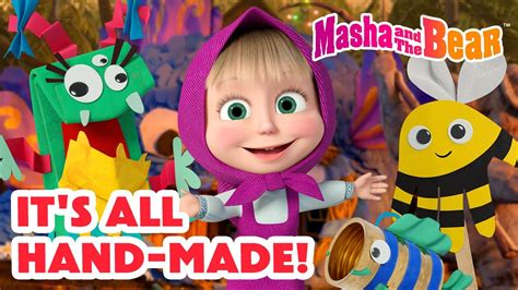 Masha And The Bear 2025 🎨🧵 Its All Hand Made🪡🧶 Best Episodes Cartoon