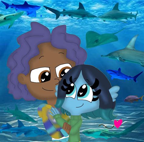 Ruby X Connor Underwater By Stanleysandbarshark On Deviantart