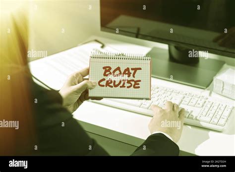 Inspiration Showing Sign Boat Cruise Business Idea Sail About In Area