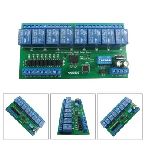 DIN C RAIL Box UART Relays Module RS Modbus RTU Control Switches Board PicClick AU