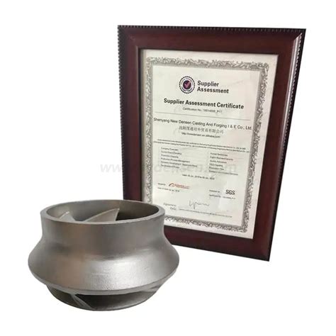 Alloy Steel Lost Wax Precision Pump Impeller Pump Closed Impeller