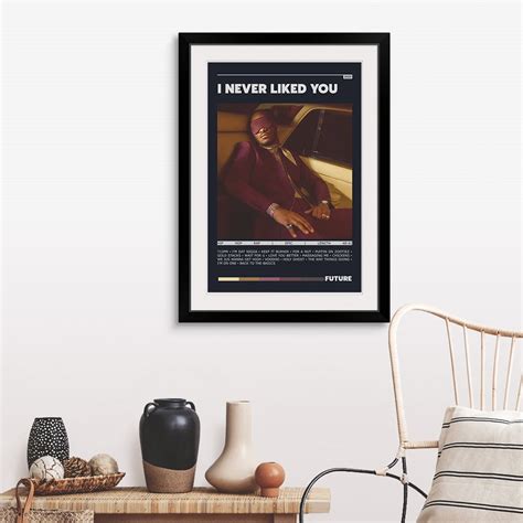 Future I Never Liked You Poster Print Future Retro Album Etsy
