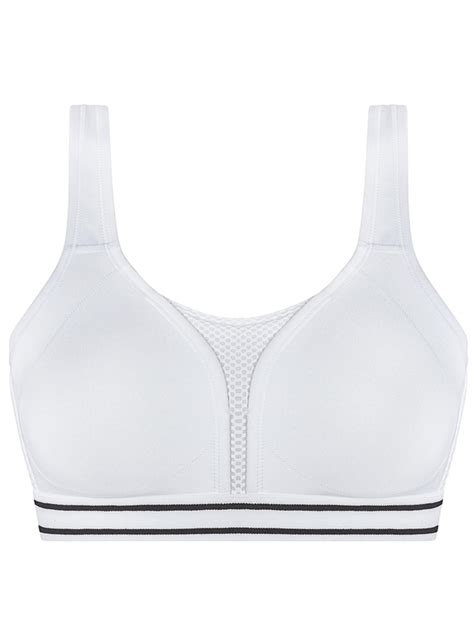 Amoena Performance Mastectomy Sports Bra White Erilan