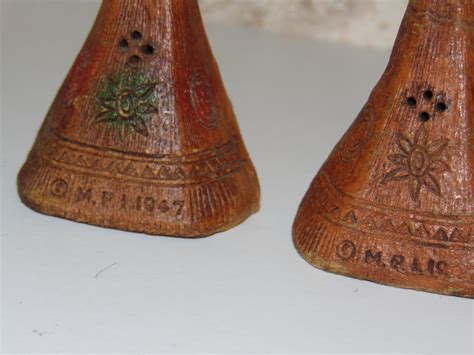 Vintage 1947 Mpi Indian Adobe Bisque Teepee Tee Pee Salt And Etsy