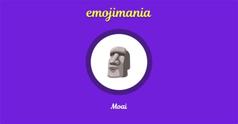 🗿 Moai Emoji Copy And Paste Emojimania