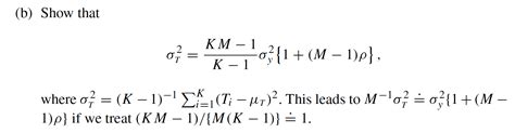Solved 38 Intra Cluster Correlation Coefficient Suppose