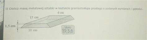 Oblicz Pole Powierzchni Graniastosłupa Którego Podstawa Ma Kształt