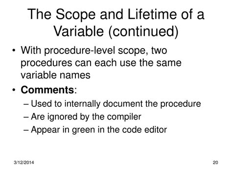 Ppt Variables Constants Methods And Calculations Powerpoint