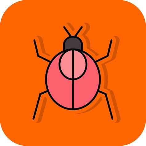 Cockroach Filled Orange Background Icon 43010989 Vector Art At Vecteezy