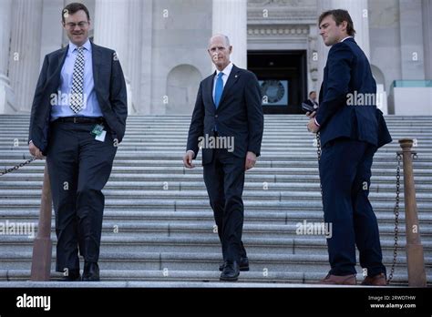 Sen Rick Scott R Fla Is Seen Outside The Us Capitol Sept 18