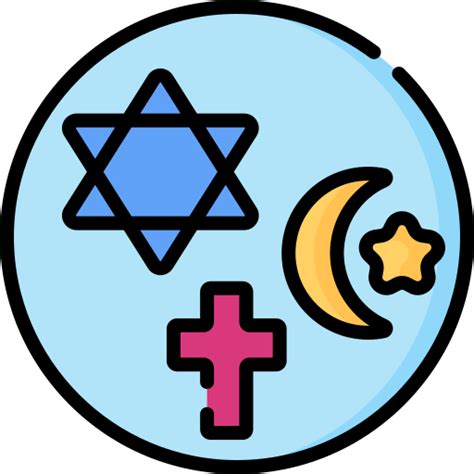 Religion Special Lineal Color Icon Religion Special Lineal Color Icon