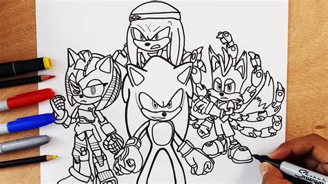 Rusty Rose Sonic Prime Coloring Page Sonic Primecartoon