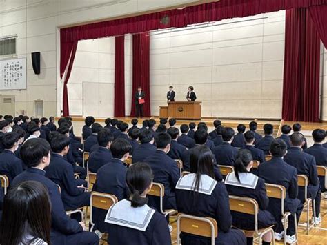 全校集会を行いました お知らせ 帯広北高等学校 学校法人 帯広渡辺学園