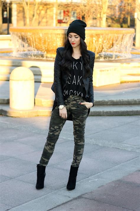 21 Outfits Camuflaje Que Te Harán Lucir Chic Y Fabulosa