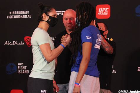 Ariane Lipski Luana Carolina Ufc On Espn Plus 30 Official Weigh Ins