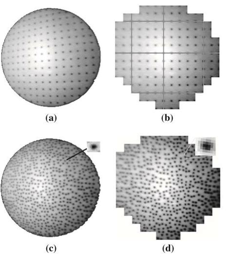 A Borescope Image Of Calibration Grid B Reconstructed Calibration Download Scientific