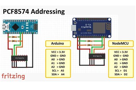 Pcf8574 Gpio Extender With Arduino And Nodemcu Arduino Maker Pro