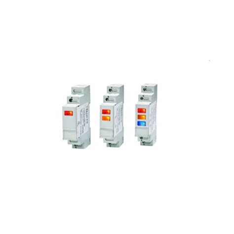White Din Rail Gic Three Phase Indicator For Industrial At Best Price