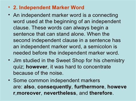 Independent And Dependent Clauses