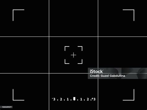 Écran De Mise Au Point Du Viseur De Lappareil Photo Modèle Noir