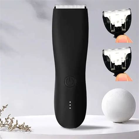 Electric Body Groomer Pubic Hair Trimmer For Men Balls Shaver Clipper