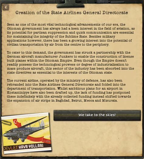 tur typos in event creation of the state airlines general