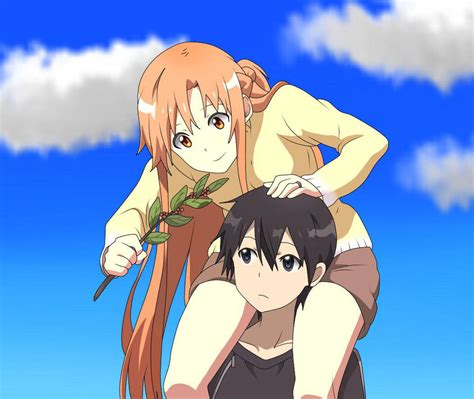 Asuna And Kirito By Wilczurix On Deviantart
