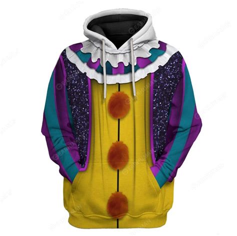 Clown Costume Hoodie Sweatshirt T Shirt Sweatpants Tracksuit
