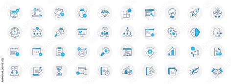 Agile Icons Set Scrum Icons Agile Development Icons Agile Methodology Icons Agile Project