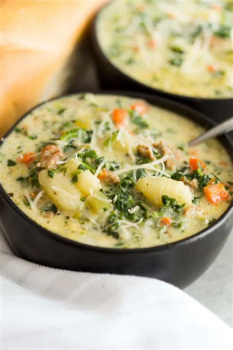Instant Pot Sausage Gnocchi Soup Greens And Chocolate