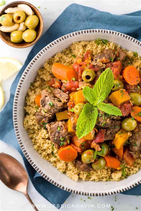 Moroccan Lamb Stew Recipe With Couscous Jessica Gavin