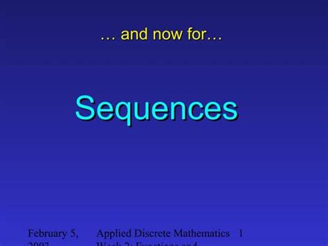 Quences And Series Of Pre Calculuss Ppt