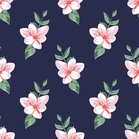 Floral Seamless Vector Illustration Pattern Background Design For Use All Over Textile Fabric