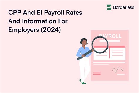 Cpp And Ei Payroll Rates And Information For Employers Borderless