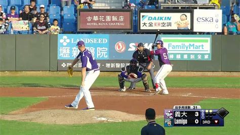0601 義大 Vs Lamigo 賽後，希克本日三振秀，一共送出九k，拿下本日mvp Youtube