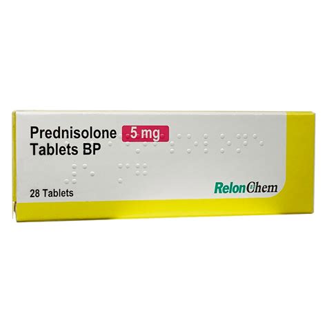 Prednisolone 5mg Tablets Bp X 28 Relonchem