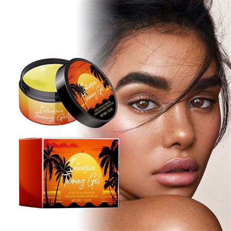 Black Aiding Care Gel Fast Tanning At Beach And Seaside In Summer